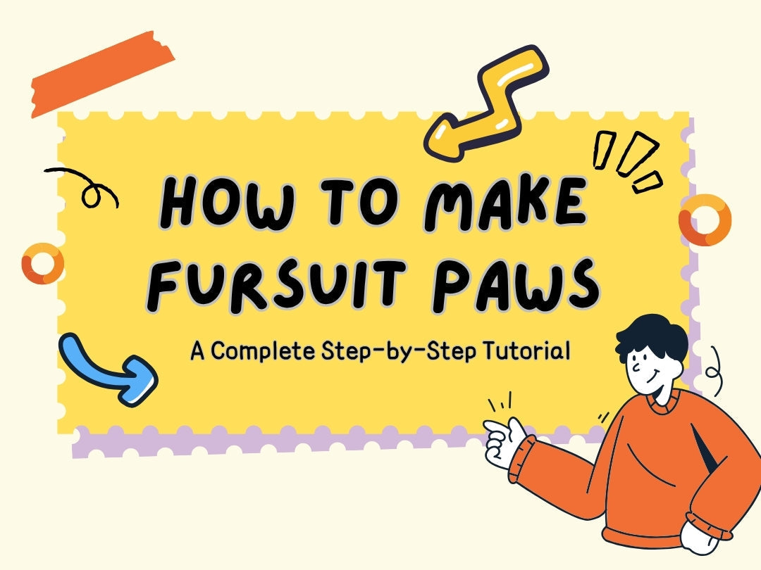 How to Make Fursuit Paws | DIY Tutorial for Beginners – Meow Fursuits
