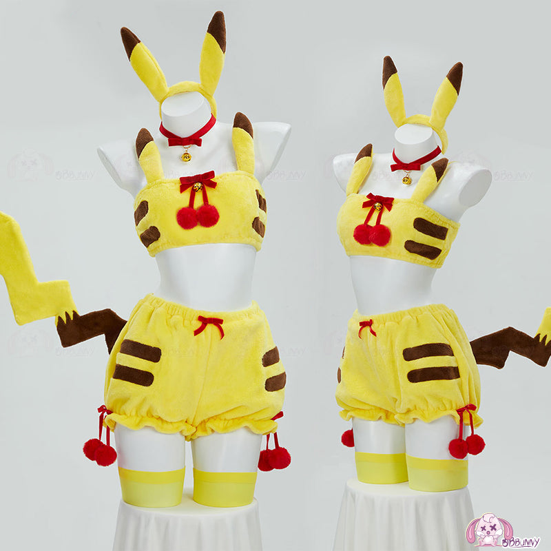 cos dream pikachu split plush – Meow Fursuits