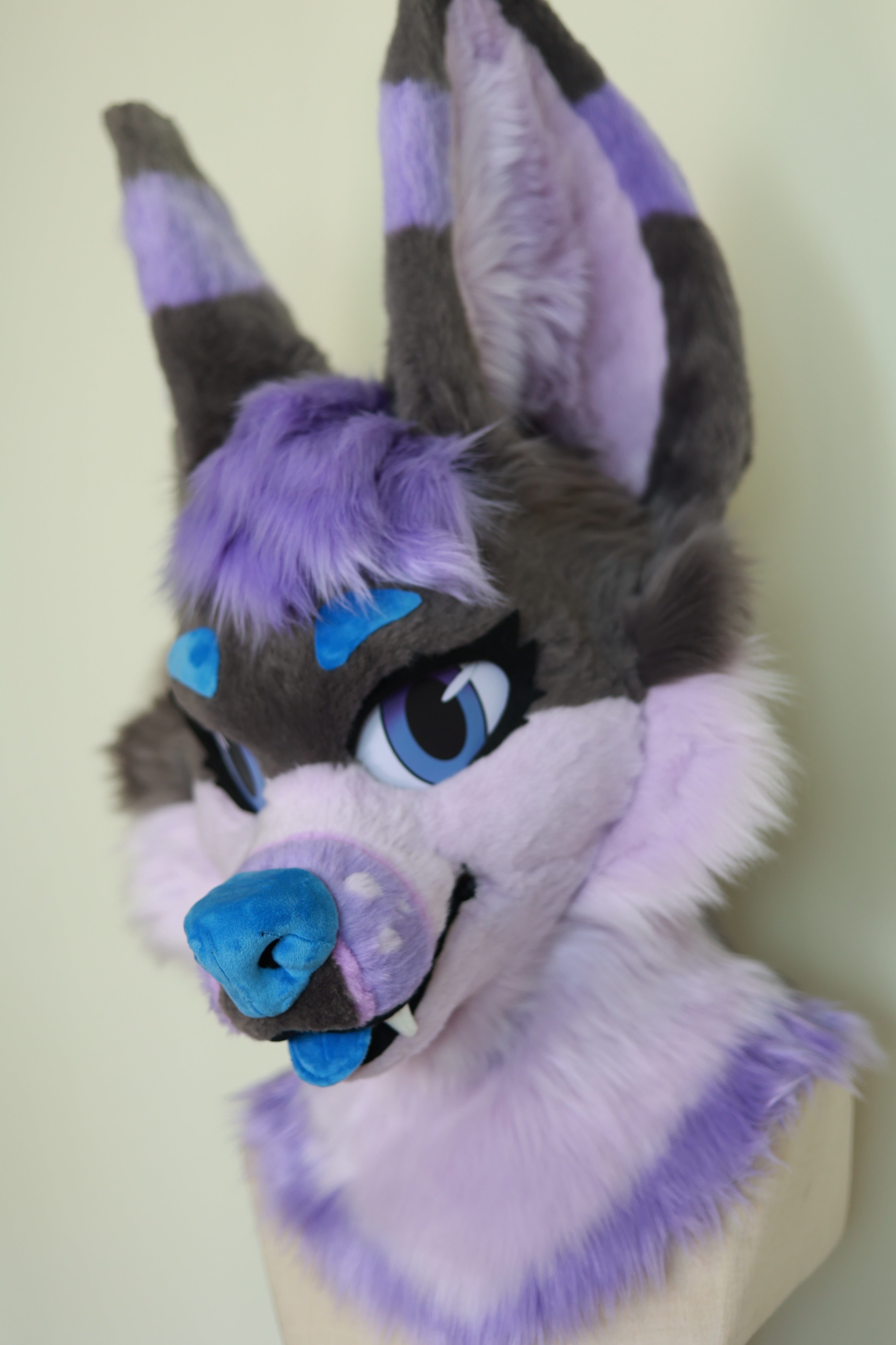 Purple Dog Toony Head Fursuits – Meow Fursuits