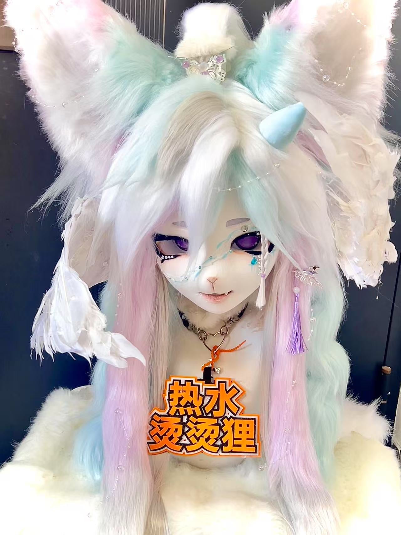 Water Fox Kig Fursuit with Tail and Paws – Meow Fursuits