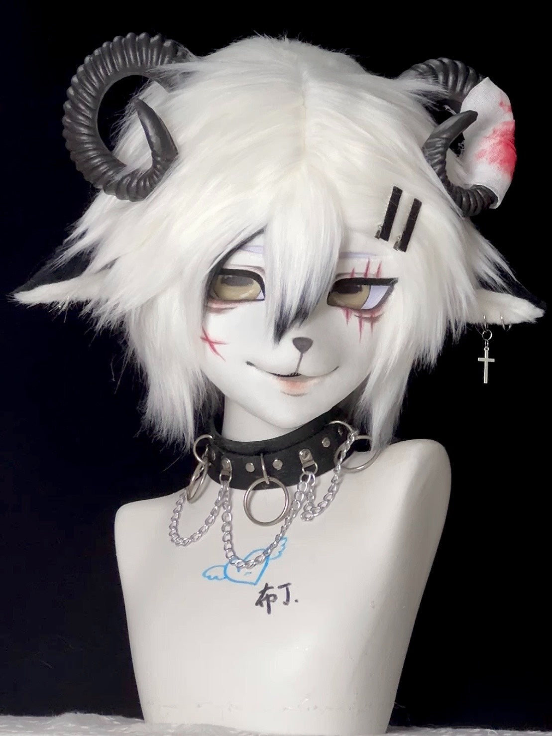 [Goat] Dark Cross Goat kig fursuits stock – Meow Fursuits