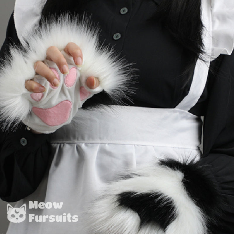 Japanese cute plush cat girl claws – Meow Fursuits