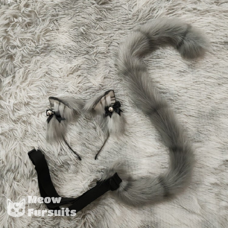 Buy Orange Cat Ears -Tabby Set Cosplay – Meow Fursuits
