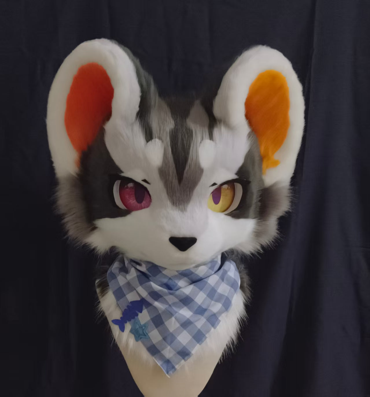 Grey Mouse Kemono Head Fursuit (Gift Handpaws) – Meow Fursuits