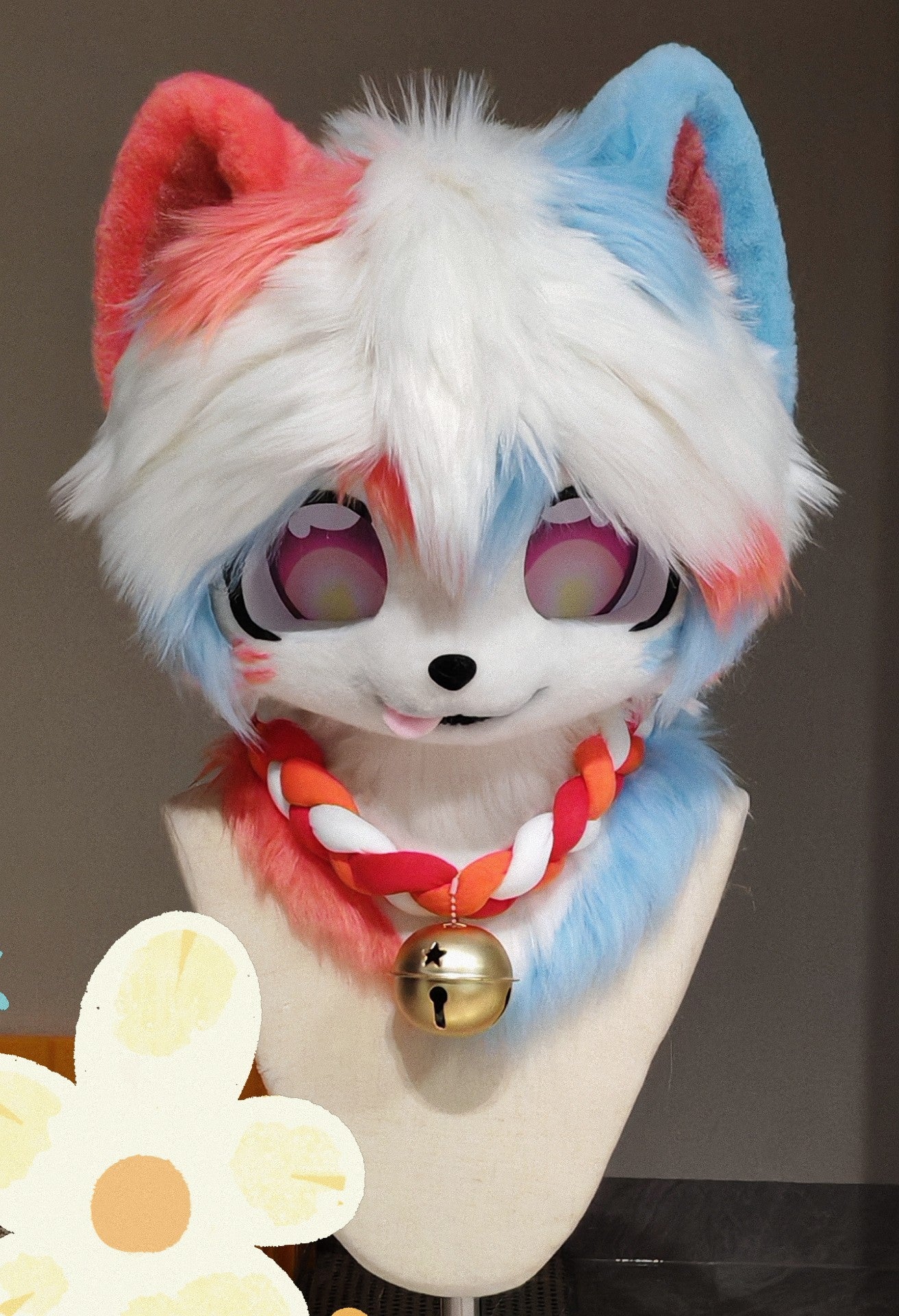 Three Flower Puppy Fursuit – Shop Floral Kemono Suit – Meow Fursuits