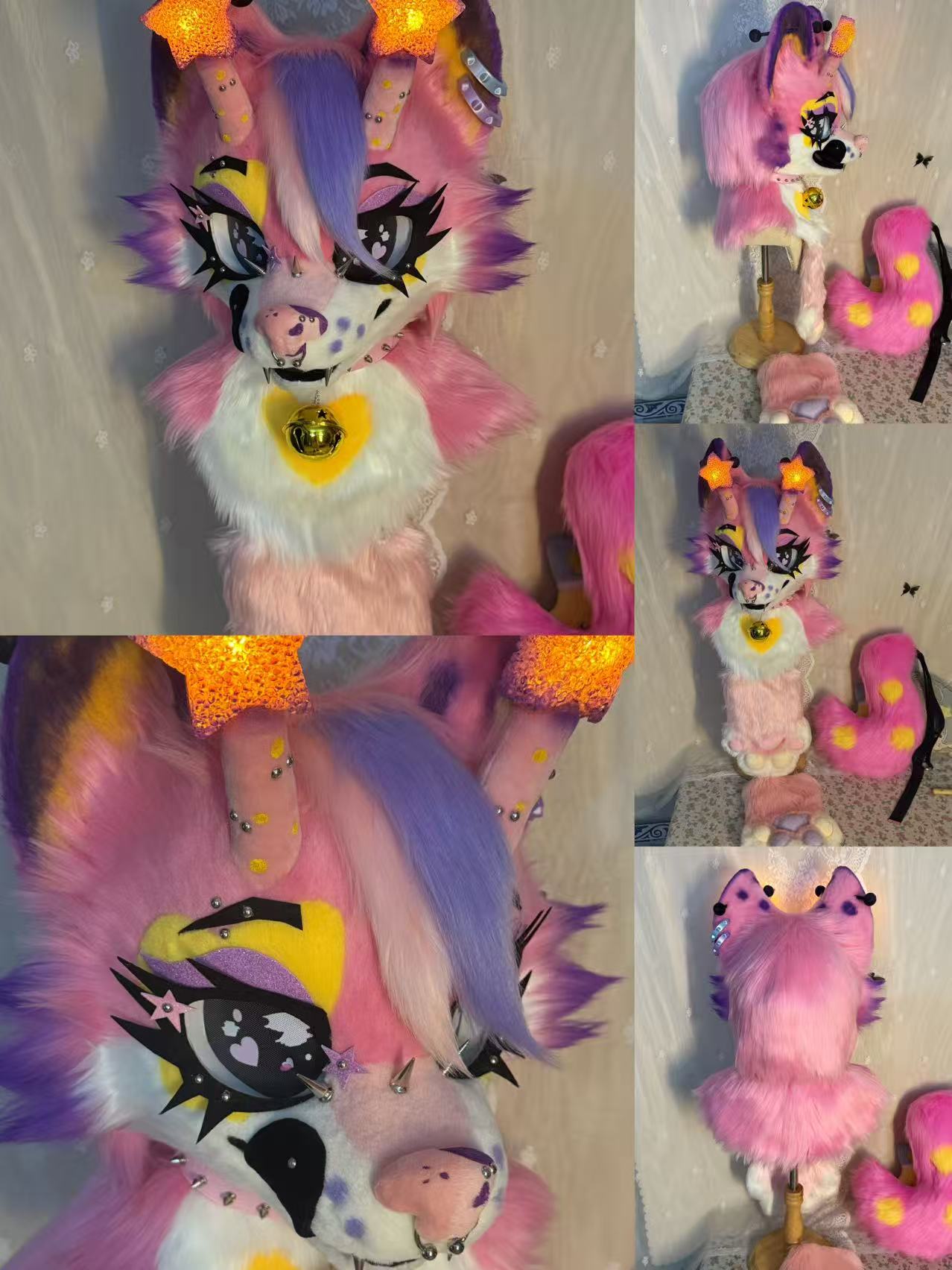 Alien Kitten Toony Head Fursuit (Gift Handpaws+Tail) – Meow Fursuits