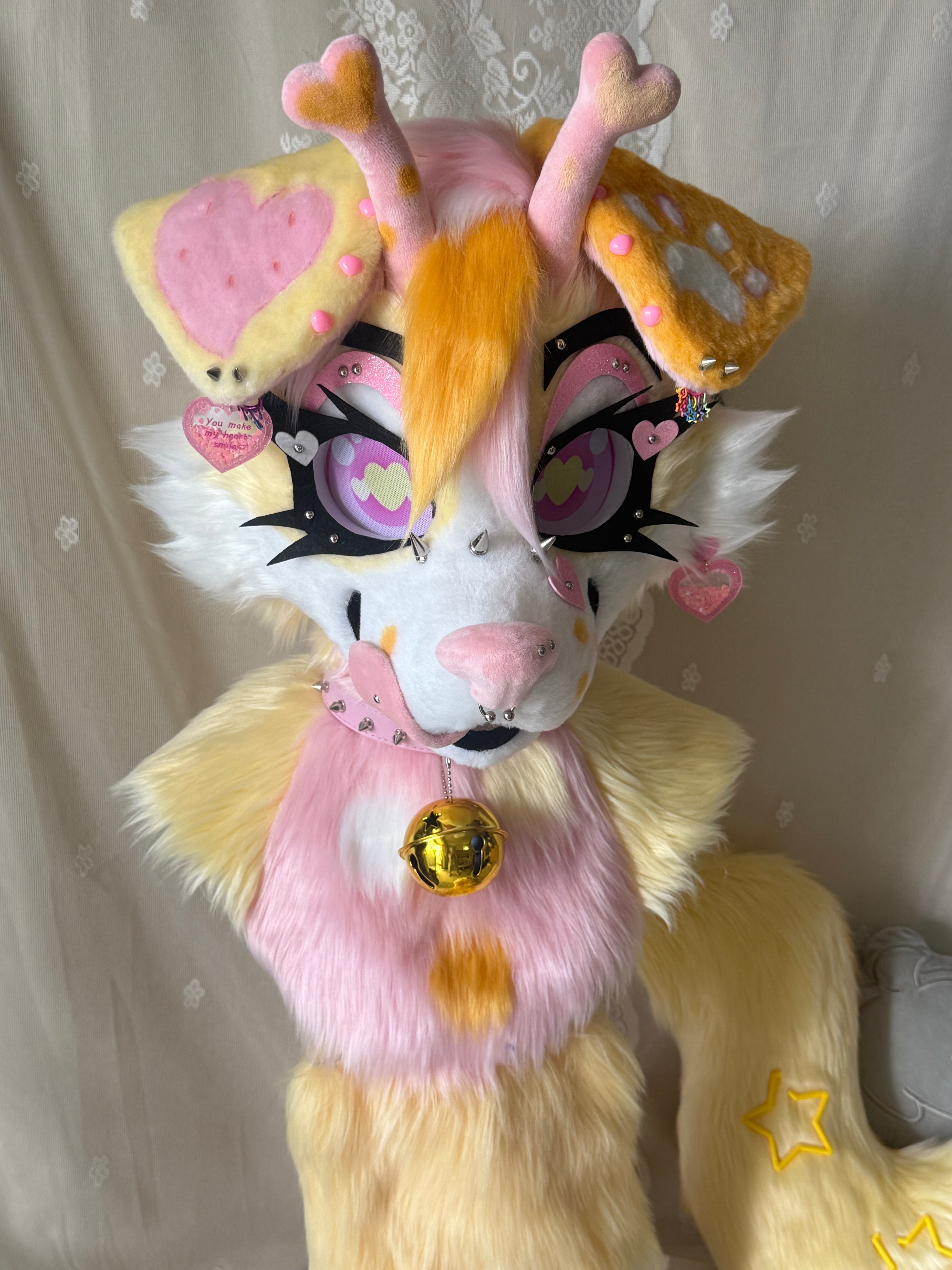 Alien Puppy Toony Head Fursuit (Gift Handpaws+Tail) – Meow Fursuits